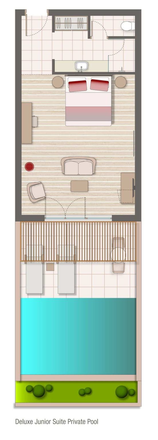 Deluxe Sea View Junior Suite Private Pool | Nido, Mar-Bella Collection